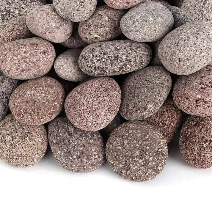 Red Lava Tumbled rocks big size – Veda Aquarium