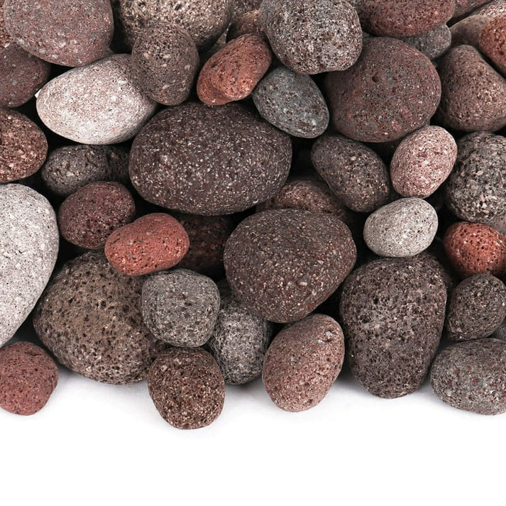Red Lava Tumbled rocks big size – Veda Aquarium